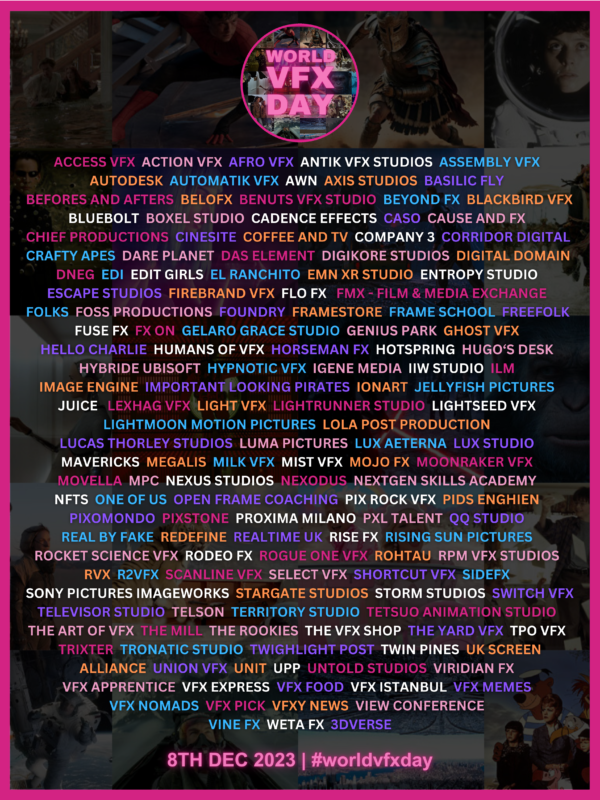 We Support World VFX Day - THE YARD VFX